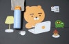 링링선물 카카오프렌즈 코스튬 드라이버 커버 30 스틱형 손난로 보조배터리 랩데스크 라이언md상품 손난로and보조